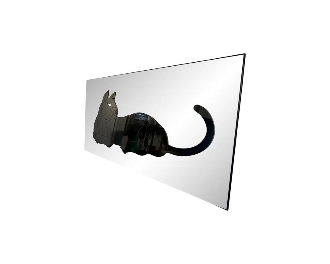 Vintage Large Panther Cat Wall Art Mirror Postmodern 1980s Art - Etsy