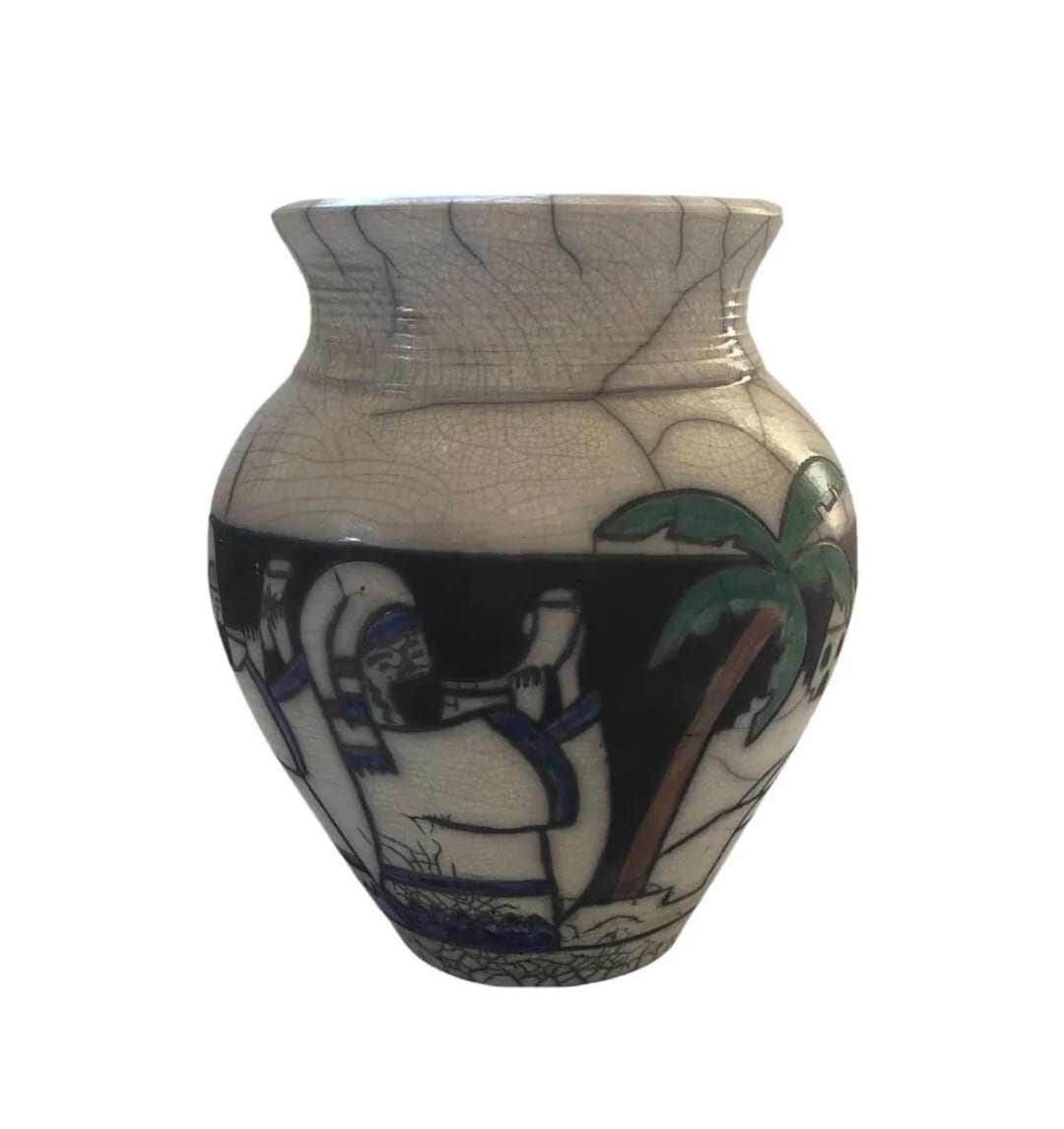 Mid Century Modern Ceramic Vase Jerusalem Signed Pottery Mcm - Etsy