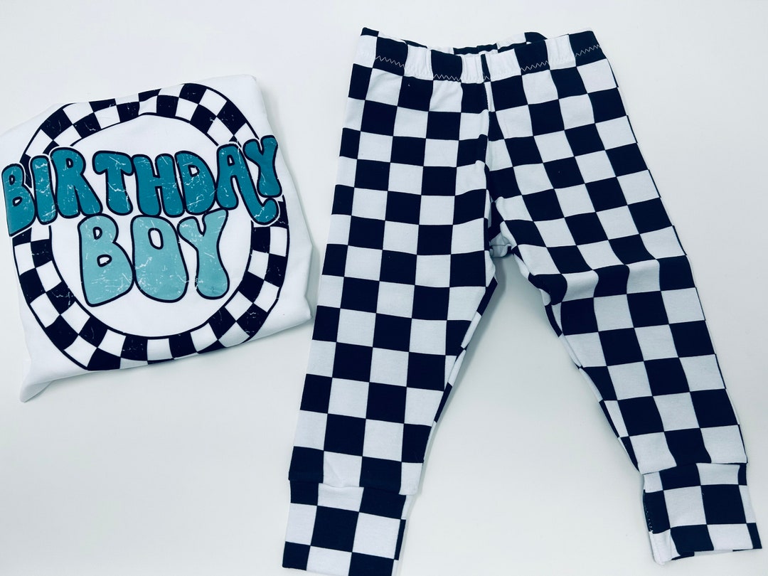 Birthday Boy Checkered Outfit - Etsy