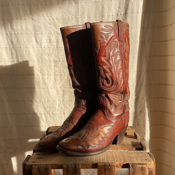 Inlay Boots - Etsy