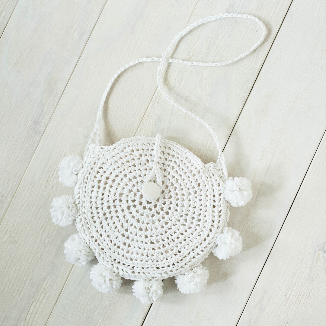 White Raffia Bridal Clutch - Etsy