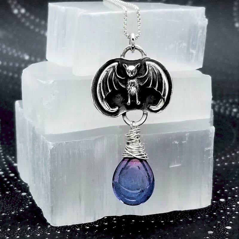 Bat Pendant - Etsy