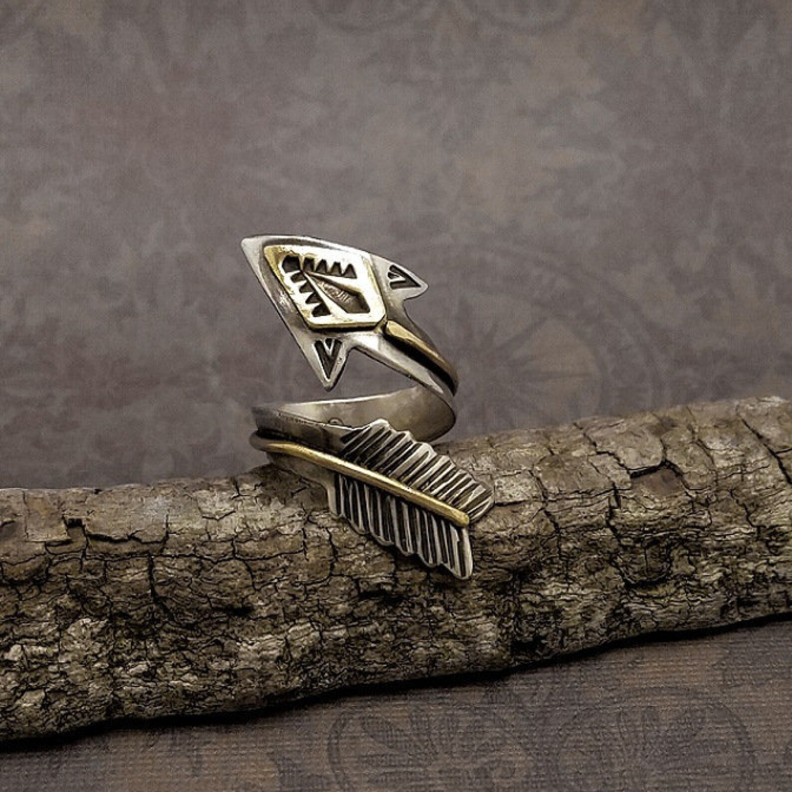 Silver Arrow Ring Arrow Jewelry Boho Ring Bohemian Jewelry | Etsy