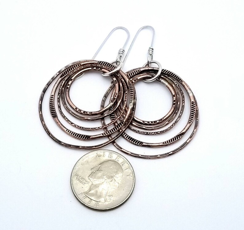 Mixed metal jewelry mixed metal hoops hoop earrings | Etsy