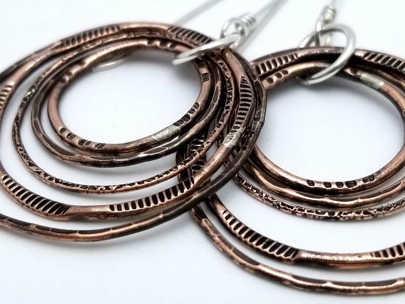 Mixed metal jewelry mixed metal hoops hoop earrings | Etsy