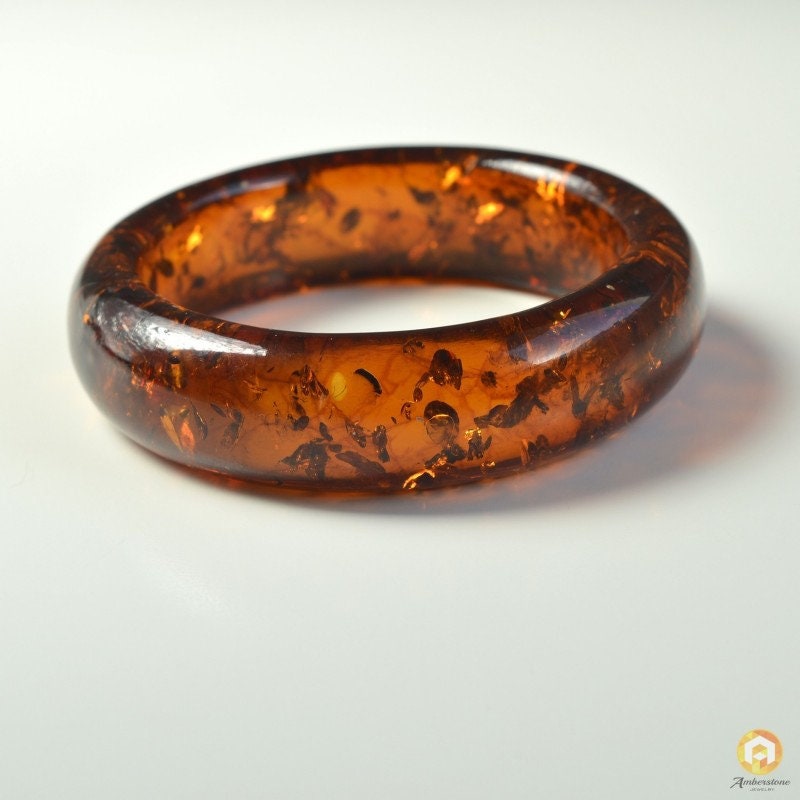 Amber Bangle - Etsy