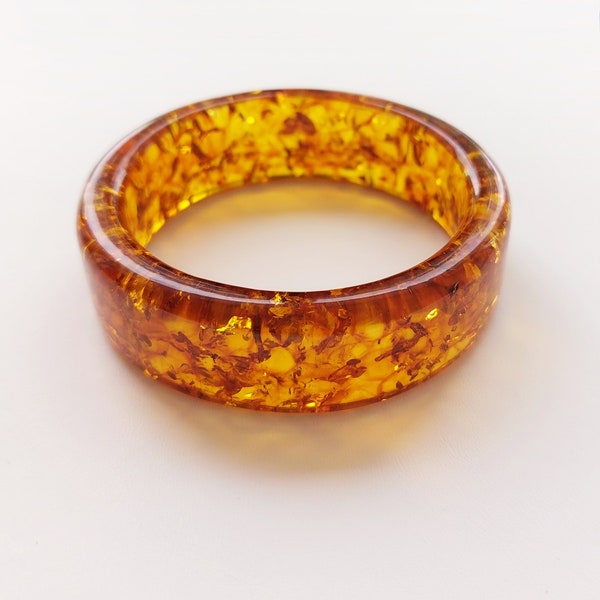 Amber Bangle - Etsy