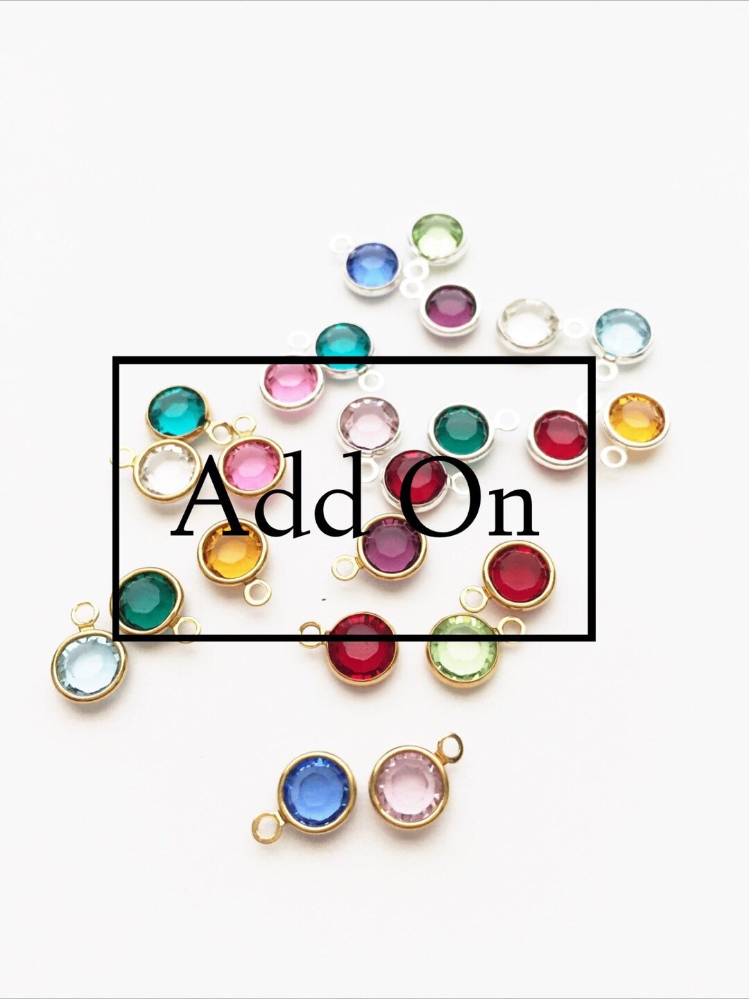 ADD ON - Add a Birthstone to Any Item / Custom Jewelry / Birthstone ...