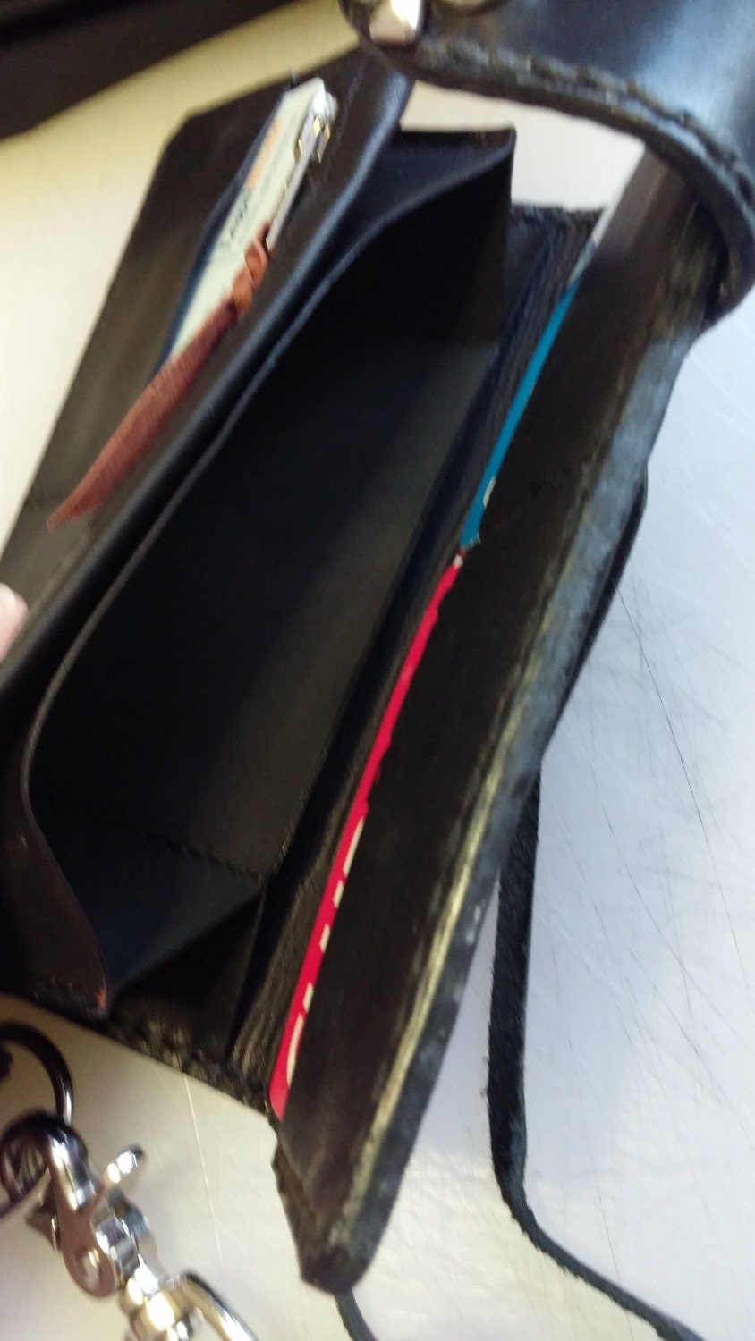 Leather tooled wallet with skull | Etsy