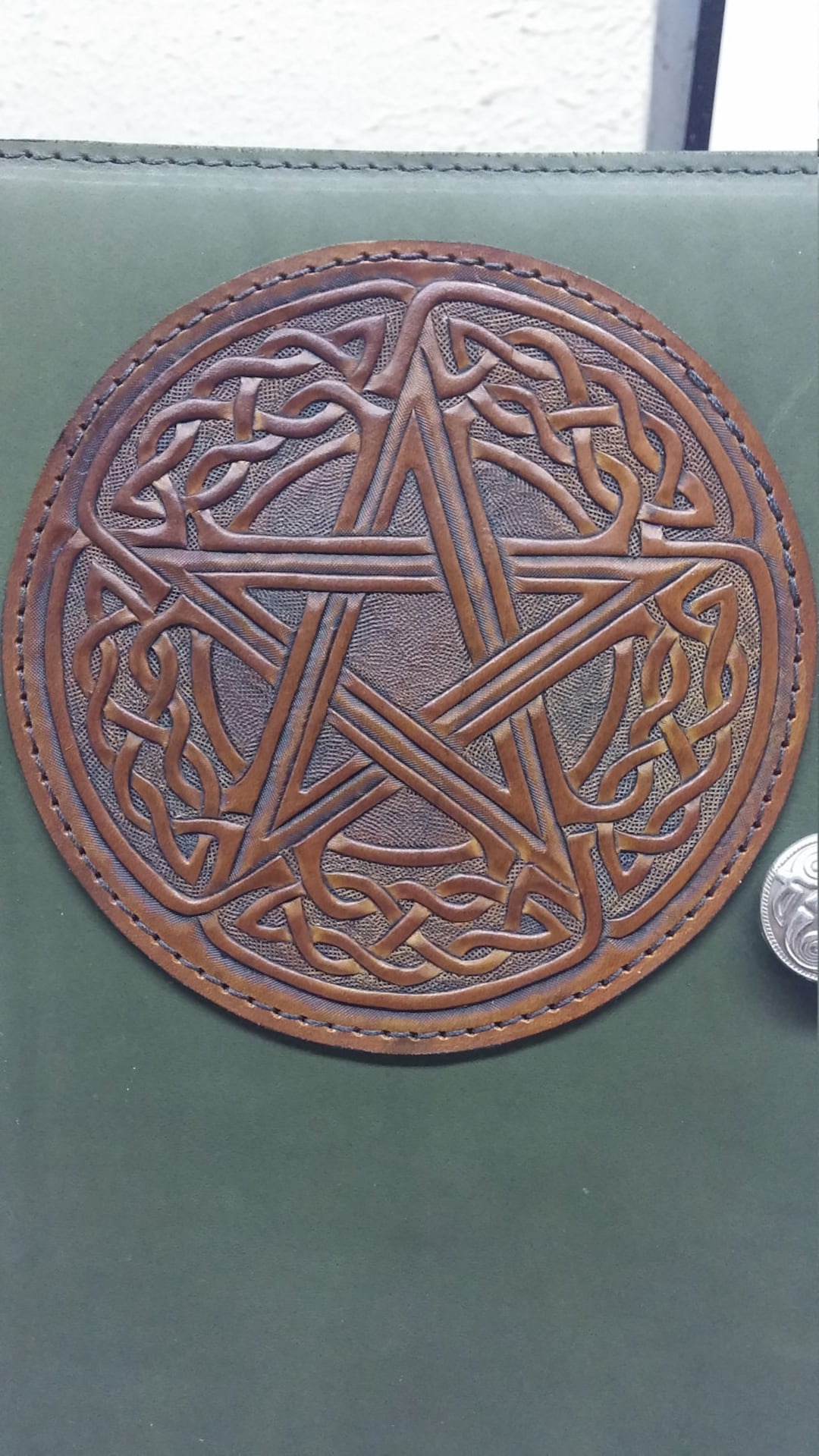 Celtic Pentacle Book Cover - Etsy