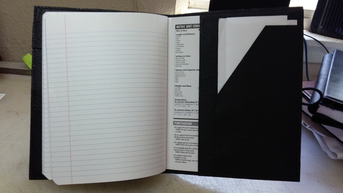 Black Composition Book Cover - Etsy