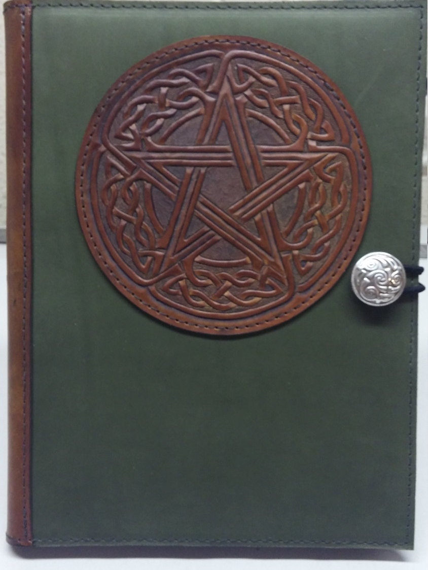 Celtic Pentacle Book Cover - Etsy