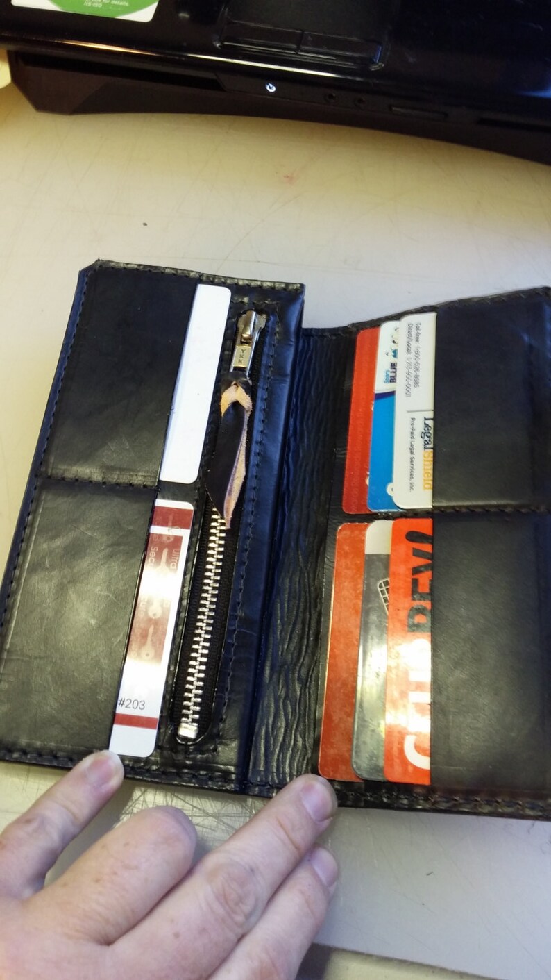 Leather Wallet Pirate Skull - Etsy