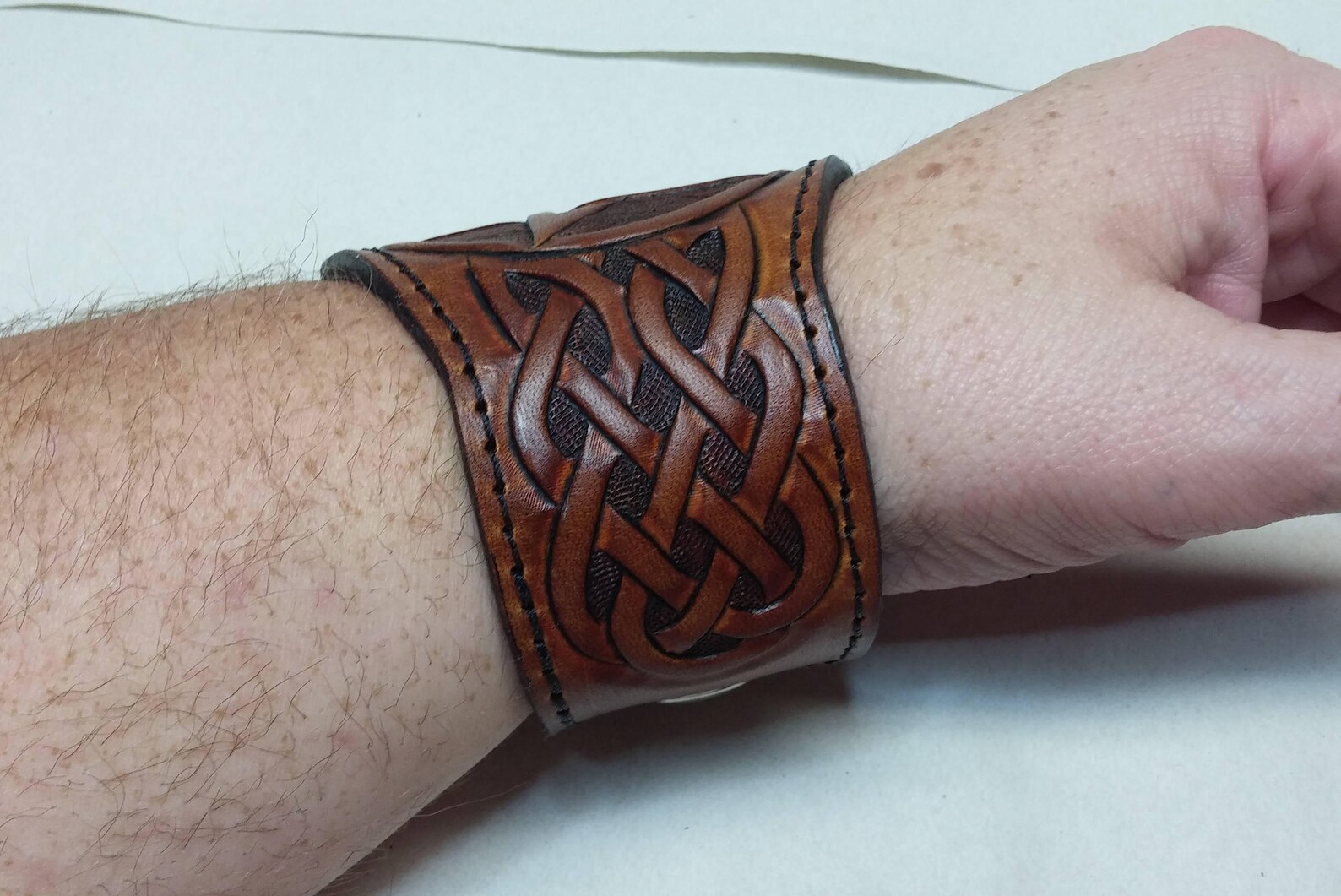 Pentacle and Celtic Cuff - Etsy