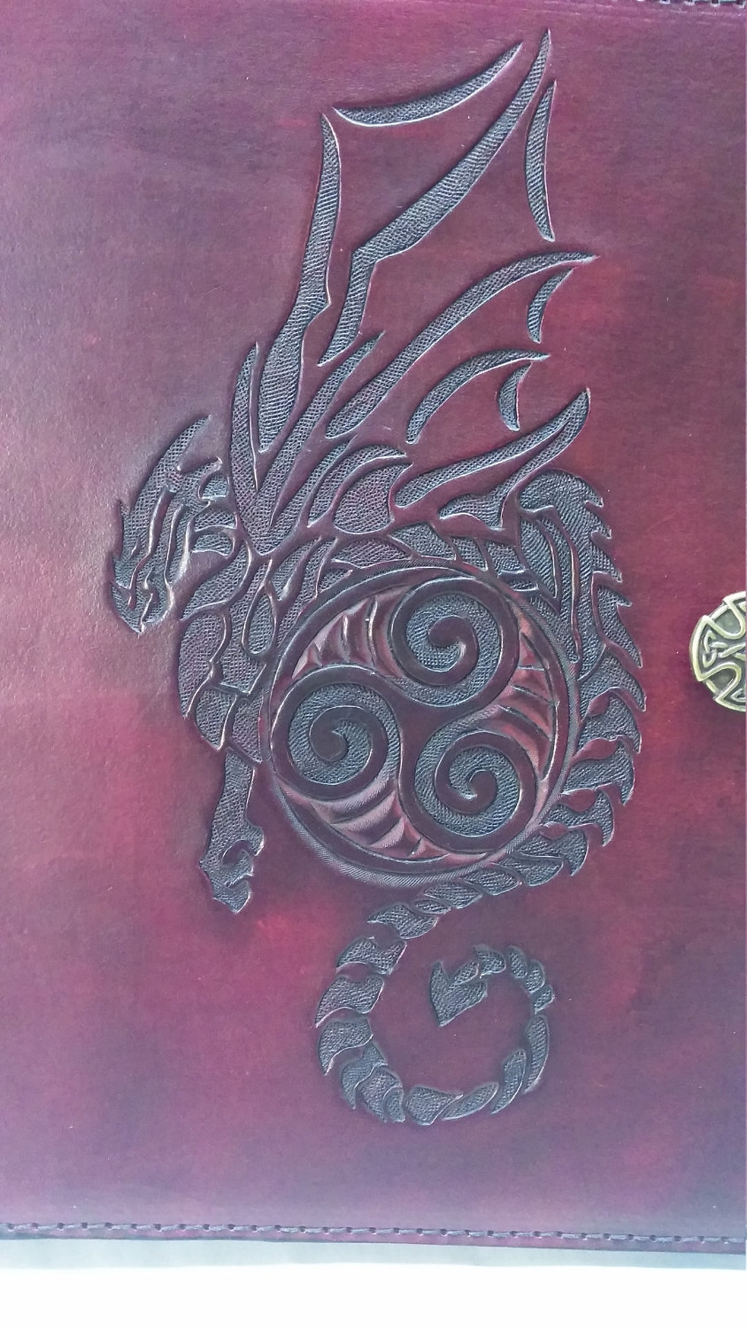 Tribal Dragon Triscale Journal - Etsy