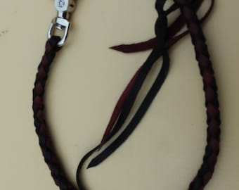 4 Strand Round Braid Leather