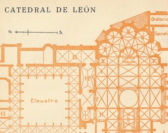 Leon Cathedral - Etsy