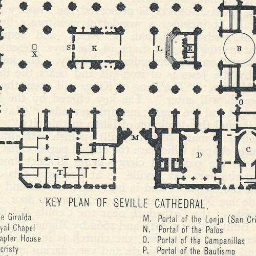 Old Map of Seville Sevilla Spain 1904 Vintage Map Vintage | Etsy