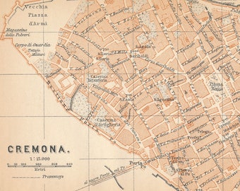 Cremona Map - Etsy