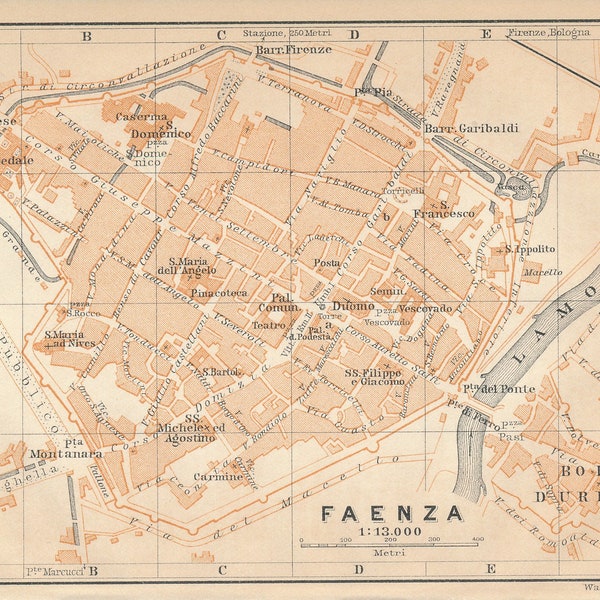 Faenza Maps - Etsy
