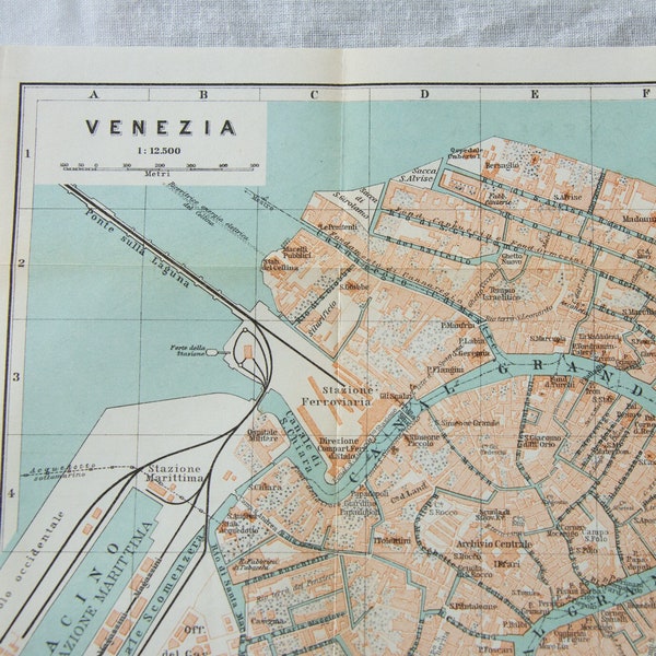 Venice Map - Etsy