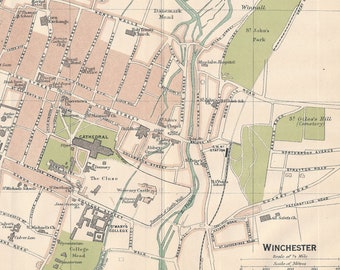 Winchester Map - Etsy