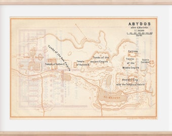 1897 Antique Map of EGYPT. CAIRO. ALEXANDRIA. 127 Years Old Chart - Etsy