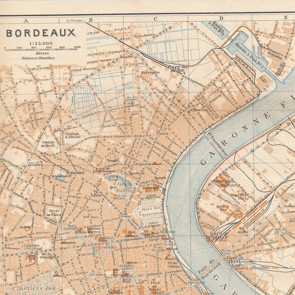 Bordeaux France - Etsy