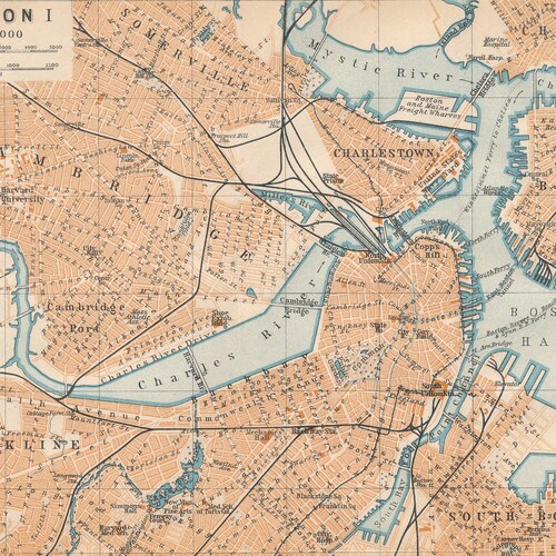 1904 Chicago Illinois Antique Map | Etsy