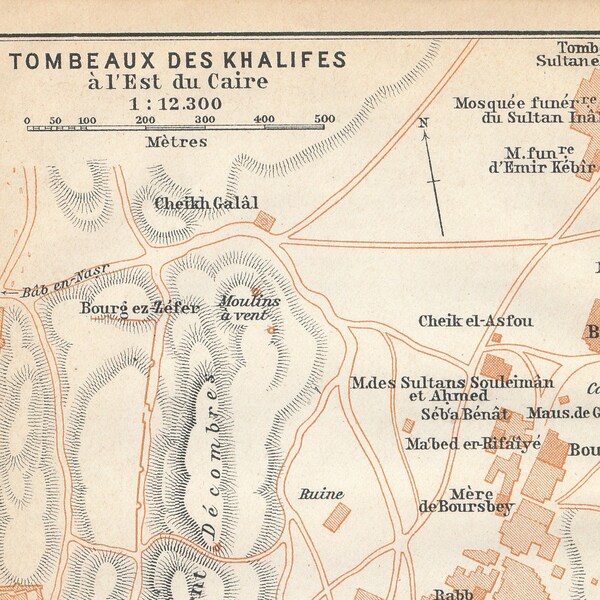 Antique Caliphs Map - Etsy