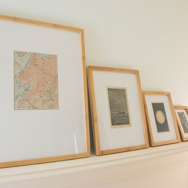 Bamboo Picture Frames - Etsy