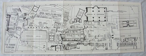 Roman Forum Map