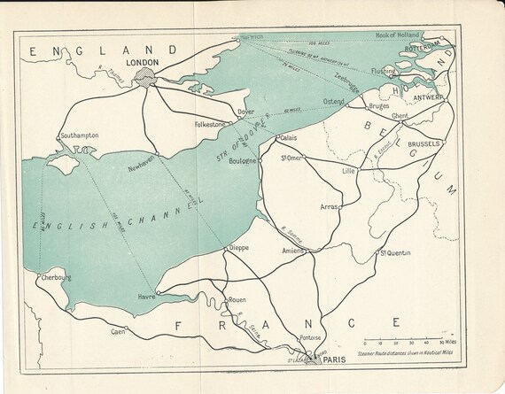 English Channel Europe Map