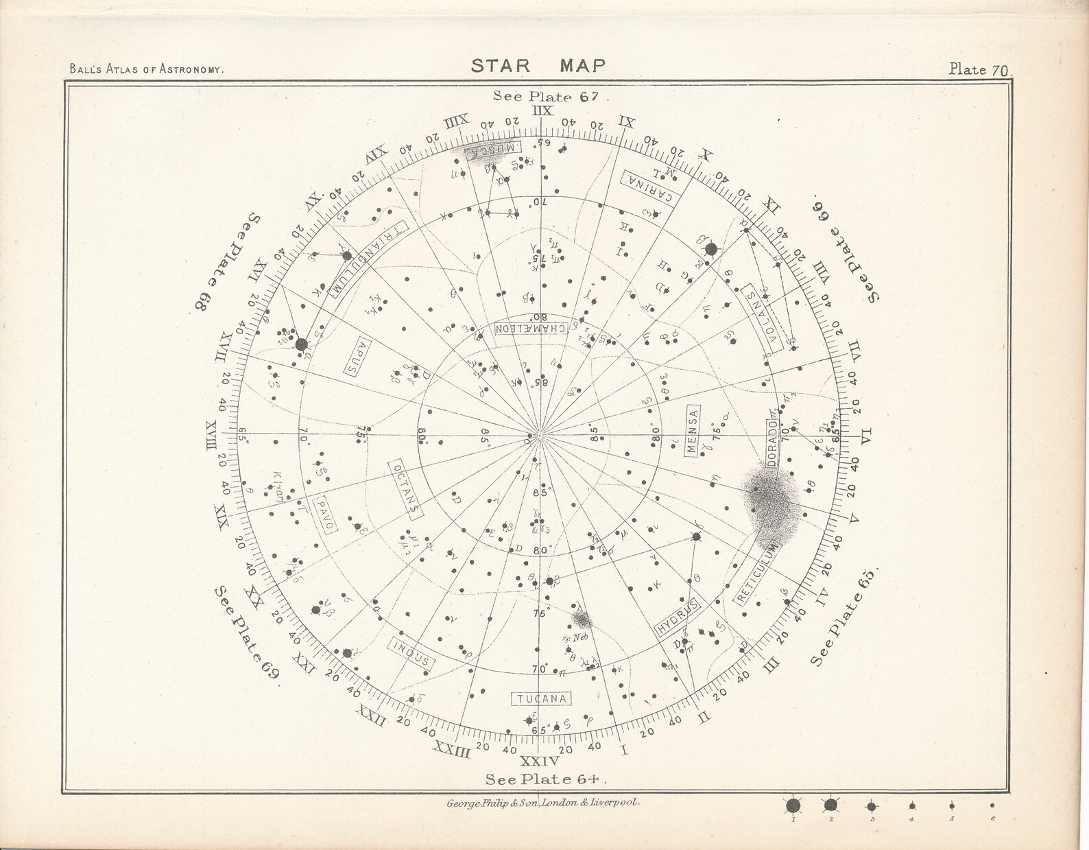 Mappa stellare del 1892 stampa astronomica antica - Etsy Italia