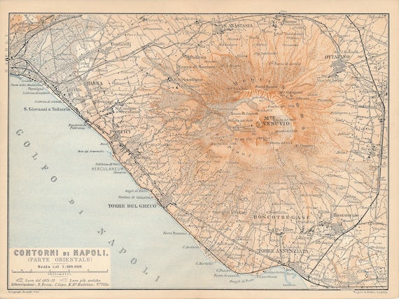 Mount Vesuvius Map Location