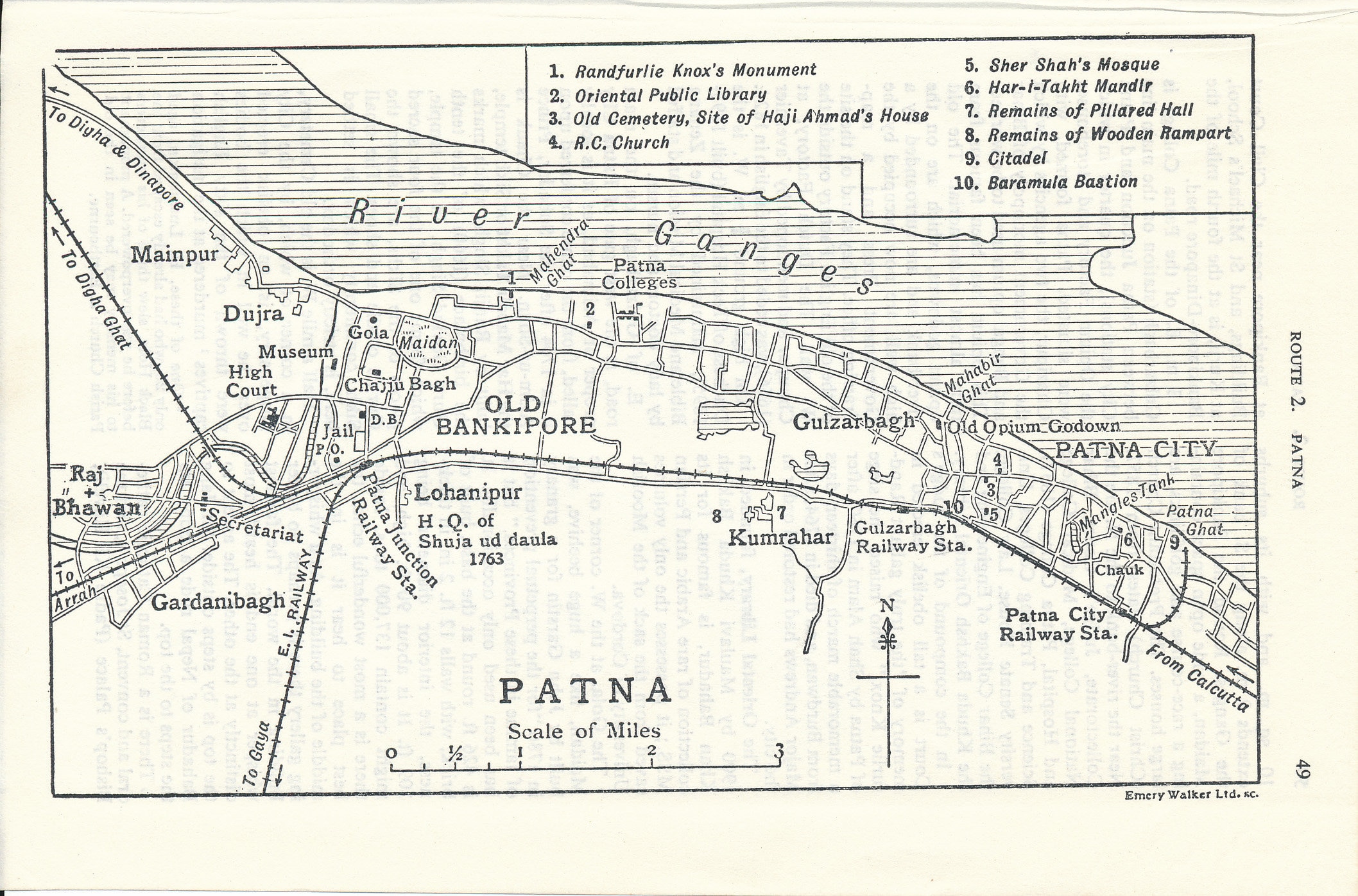 1962 Patna India Vintage Map | Etsy UK