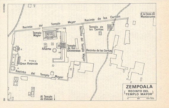 Templo Mayor Map