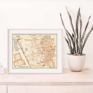 1929 Leon Spain Antique Map - Etsy