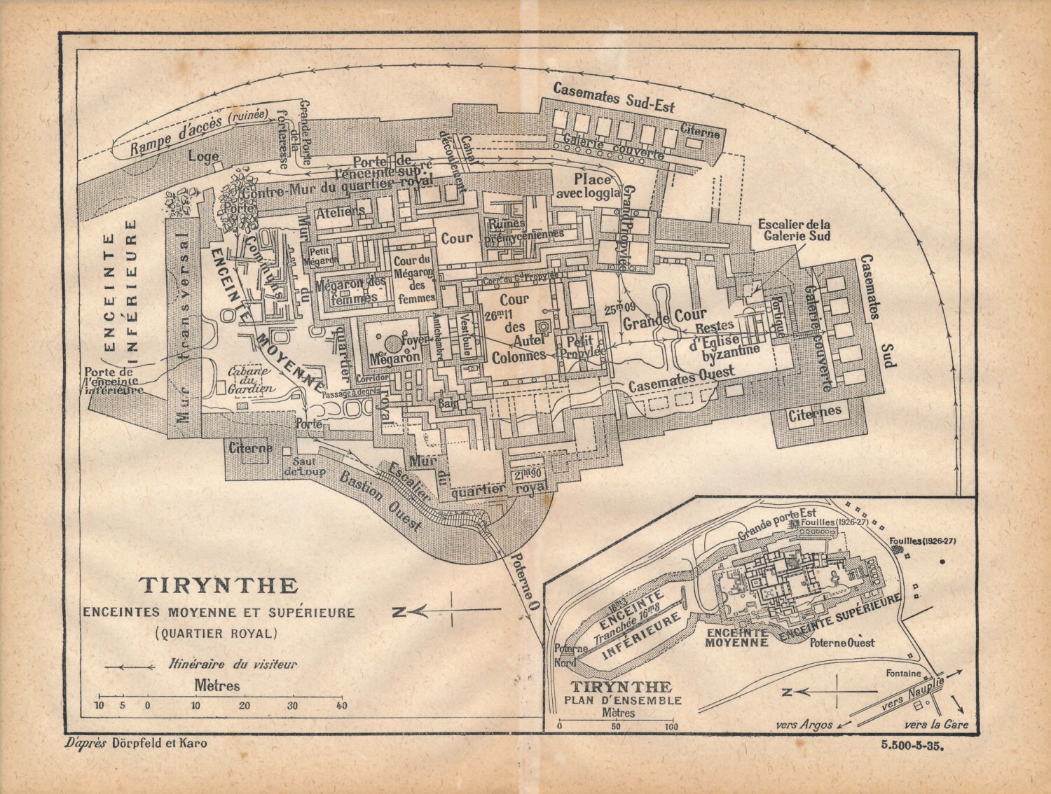 Tiryns Map