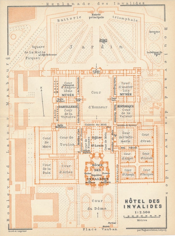 Les Invalides Map