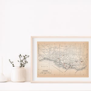 1938 Assab Eritrea Antique Map - Etsy