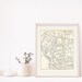 1959 Shiba Park Tokyo Japan Antique Map - Etsy