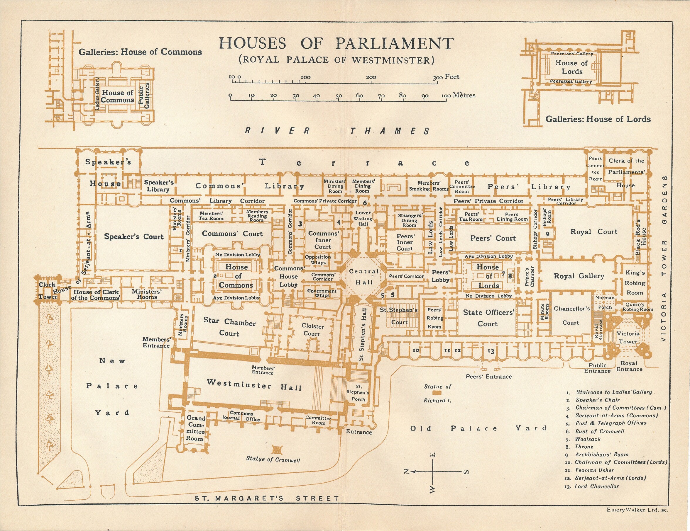 Houses Of Parliament Plan