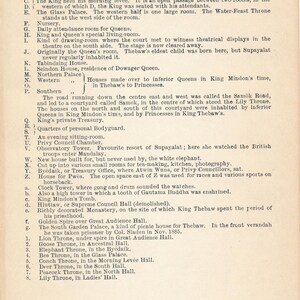1911 Mandalay Palace Myanmar Antique Map - Etsy