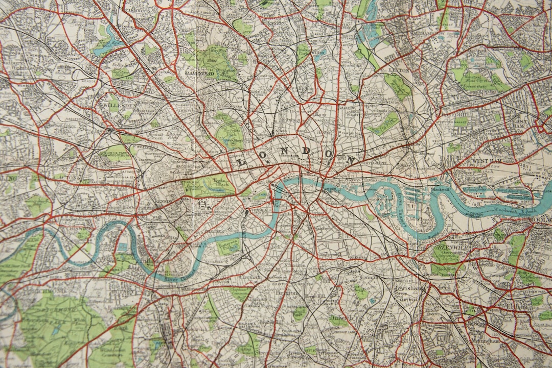1948 London United Kingdom Vintage Map - Etsy