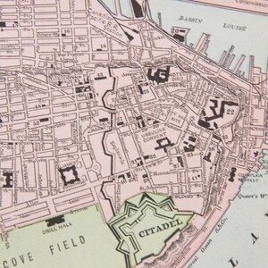 1901 Quebec Canada Antique Map - Etsy