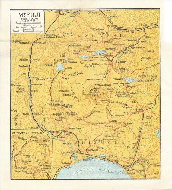 Mount Fuji Map
