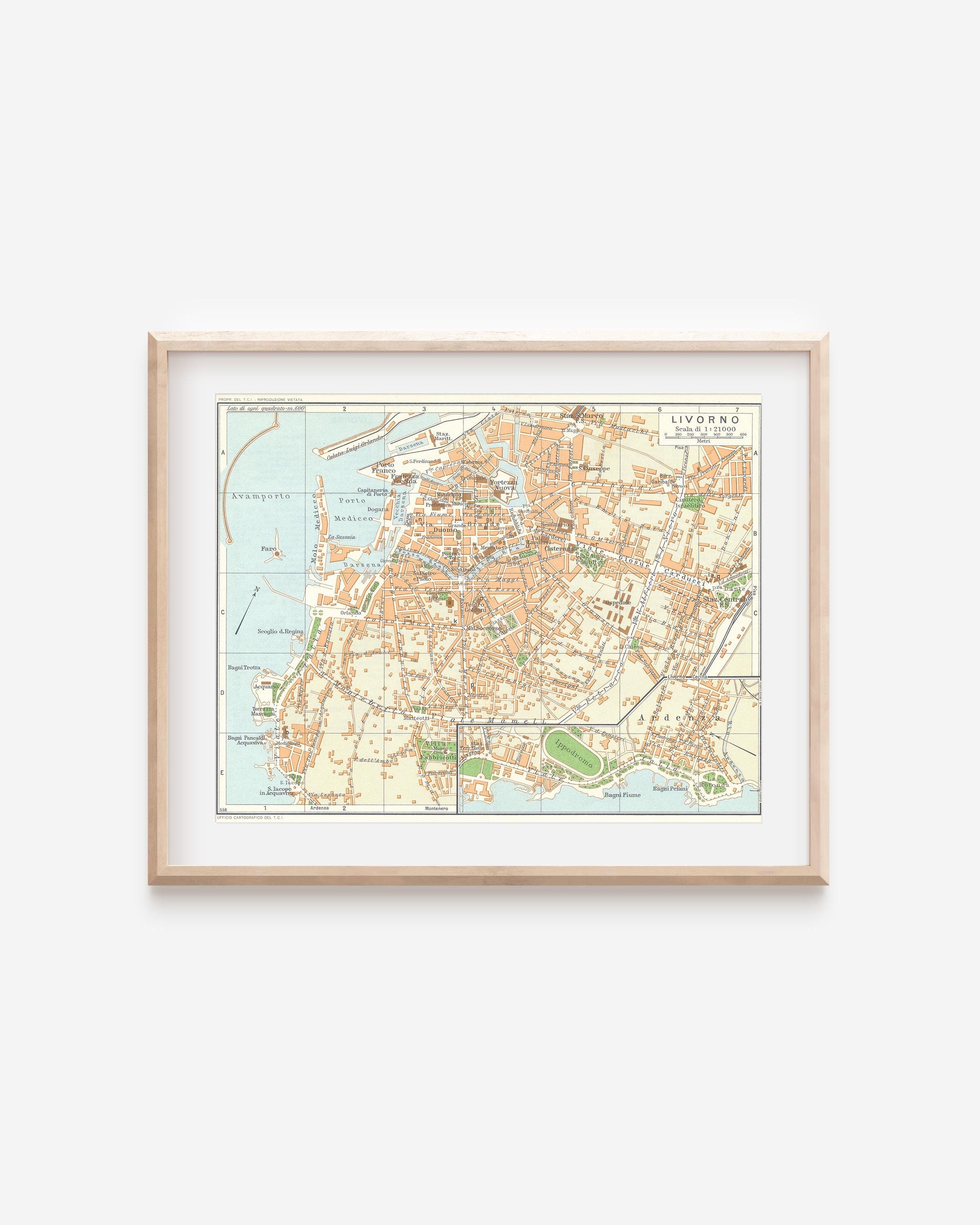 Confcommercio Livorno Cecina Italy Map