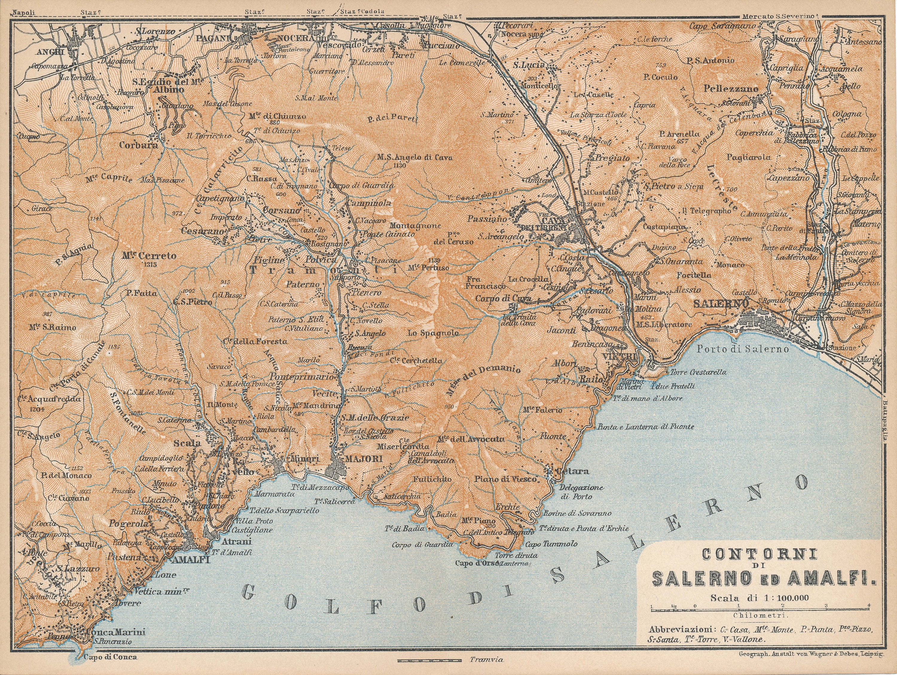 Salerno Map Paper
