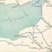 1929 English Channel Antique Map - Etsy